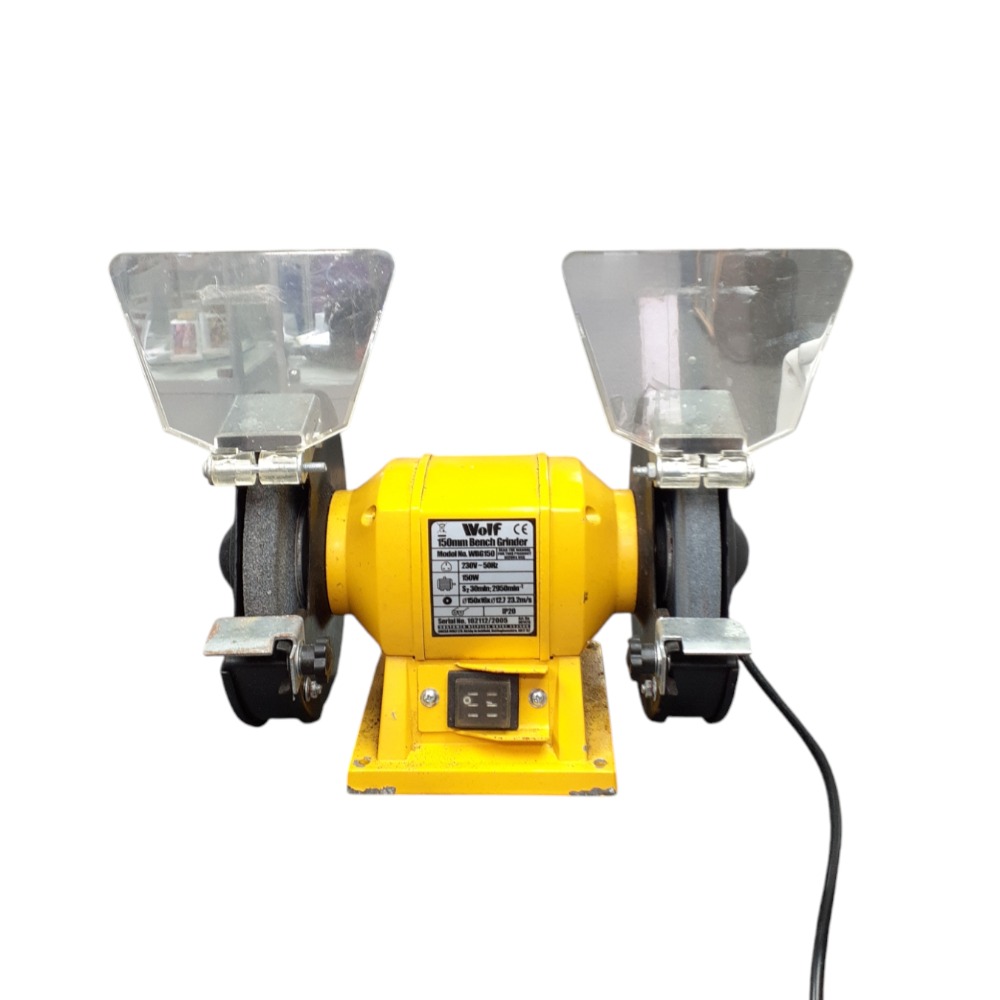 Pre-owned Wolf 150mm Bench Grinder - Own4Less